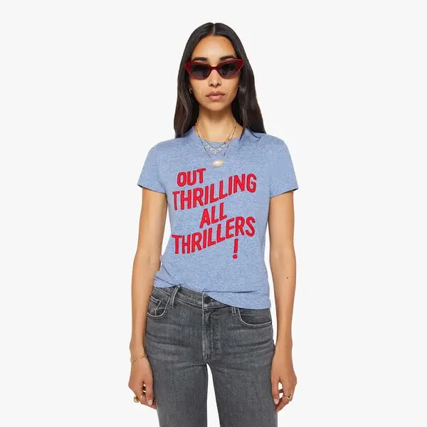 MOTHER The Lil Goodie Goodie "out Thrilling All Thrillers!" T-shirt - Red