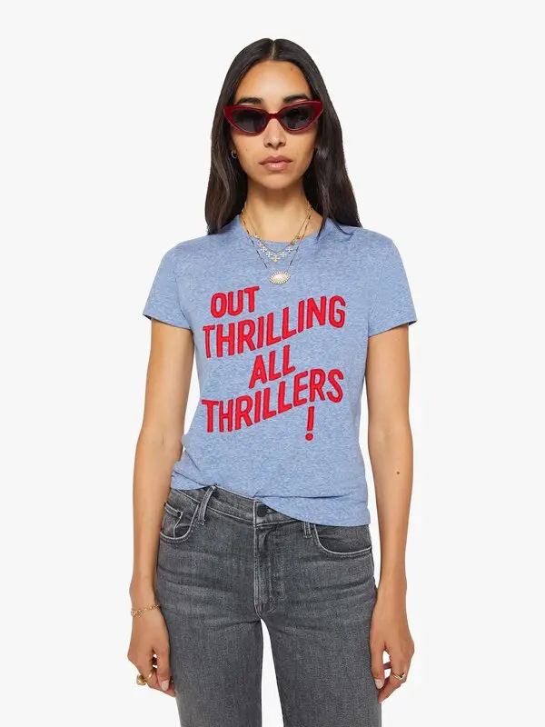 MOTHER The Lil Goodie Goodie "out Thrilling All Thrillers!" T-shirt - Red