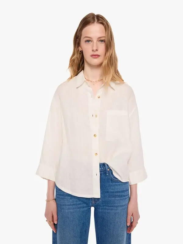 Xirena Clarke Linen Shirt - White