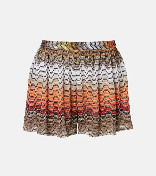 Missoni Wave Lamé Miniskirt
