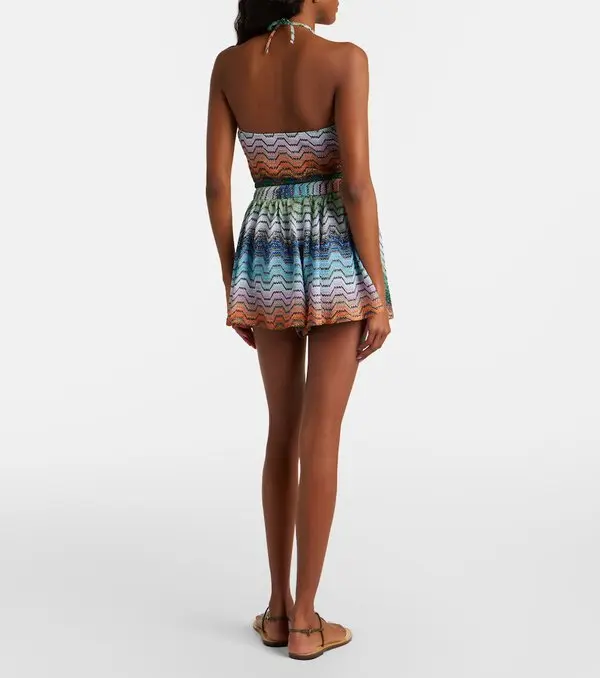 Missoni Wave Lamé Miniskirt