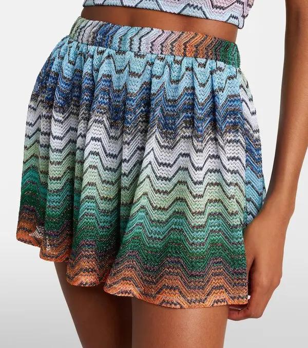 Missoni Metallic Miniskirt - Multicoloured