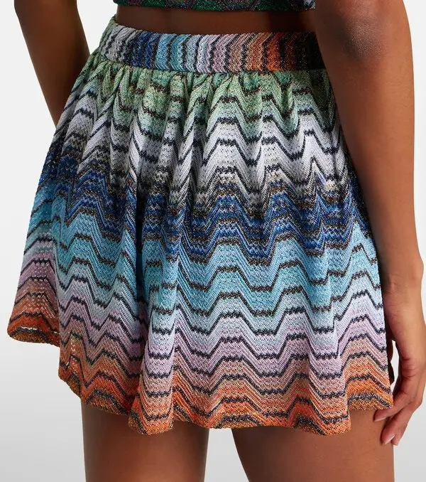 Missoni Metallic Miniskirt - Multicoloured
