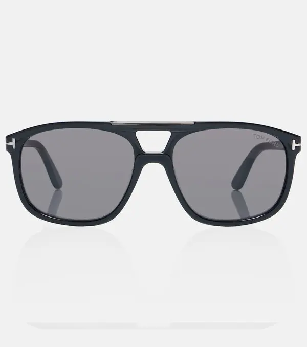 TOM FORD Brianna Aviator Sunglasses - Black
