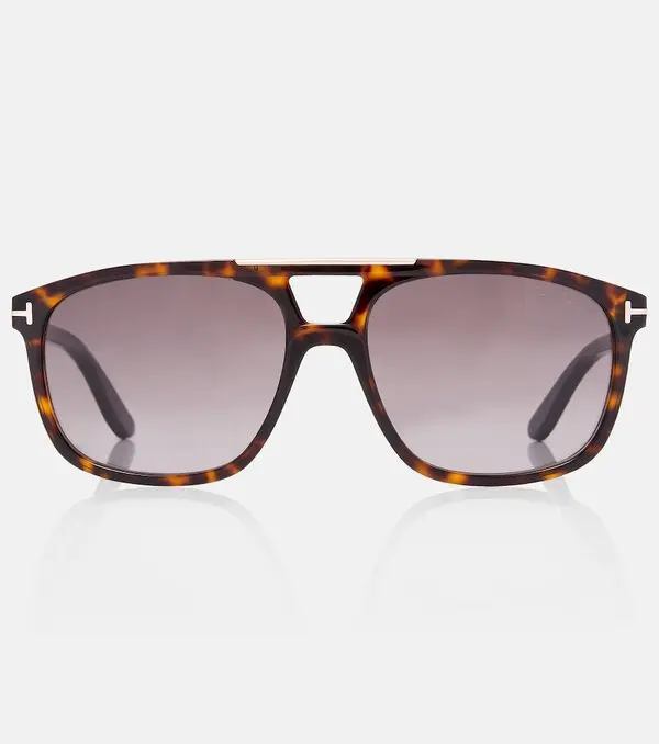 TOM FORD Brianna Aviator Sunglasses - Brown