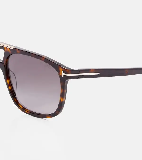 TOM FORD Brianna Aviator Sunglasses - Brown