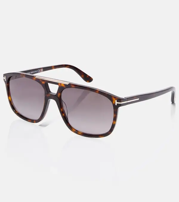 TOM FORD Brianna Aviator Sunglasses - Brown