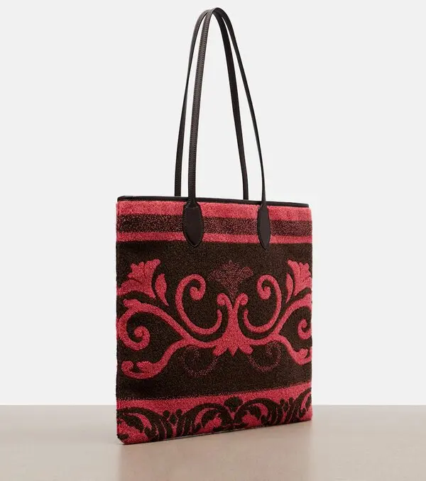 Valentino Garavani Vlogo Medium Terry Tote Bag