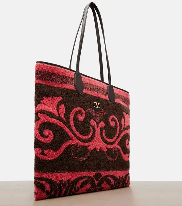 Valentino Garavani Vlogo Medium Terry Tote Bag