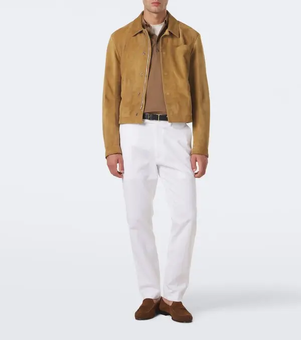 TOM FORD Wool Gauge Polo Sweater