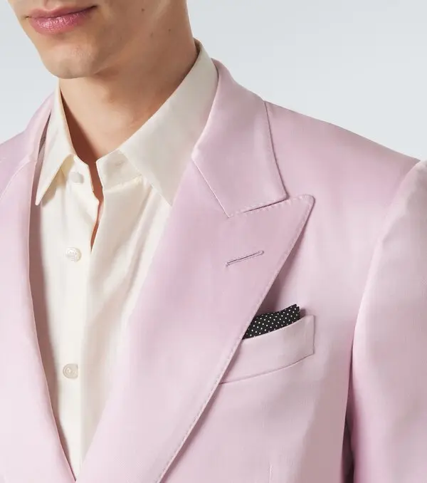 TOM FORD Polka-dot Silk Pocket Square