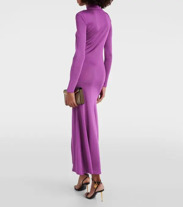 TOM FORD Jersey Maxi Dress - Pink