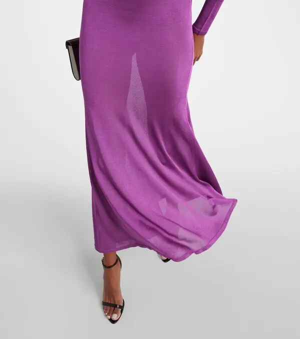 TOM FORD Jersey Maxi Dress - Pink