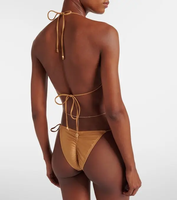 BANANHOT Chain Bikini Top - Beige