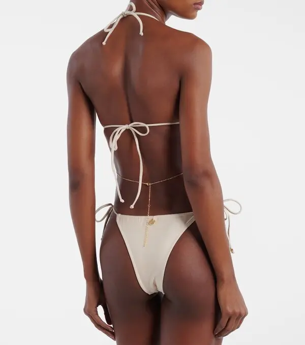 BANANHOT Chain Bikini Top - White