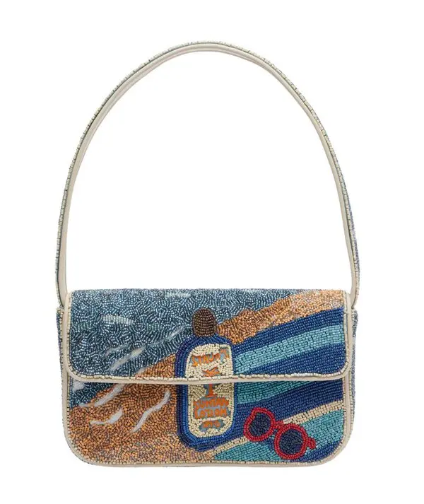 Staud Tommy Beaded Shoulder Bag - Multicoloured