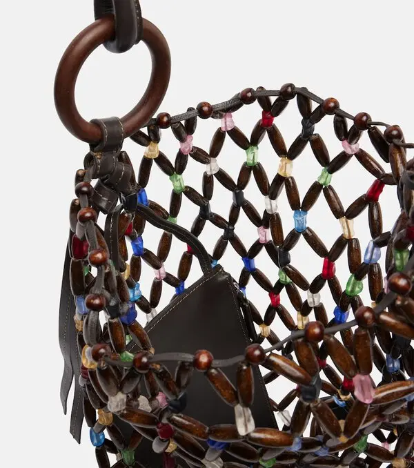 Staud Del Mar Beaded Shoulder Bag