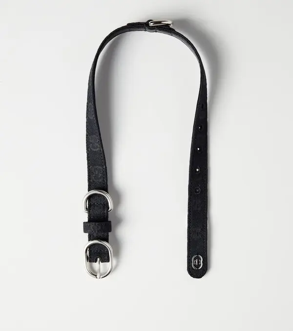 Gucci Gg Canvas Dog Collar