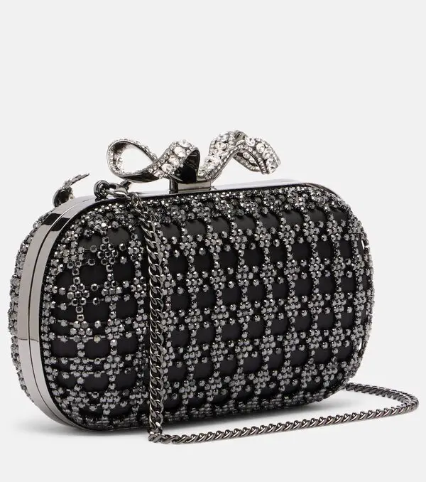 SELF-PORTRAIT Small Beaded Clutch