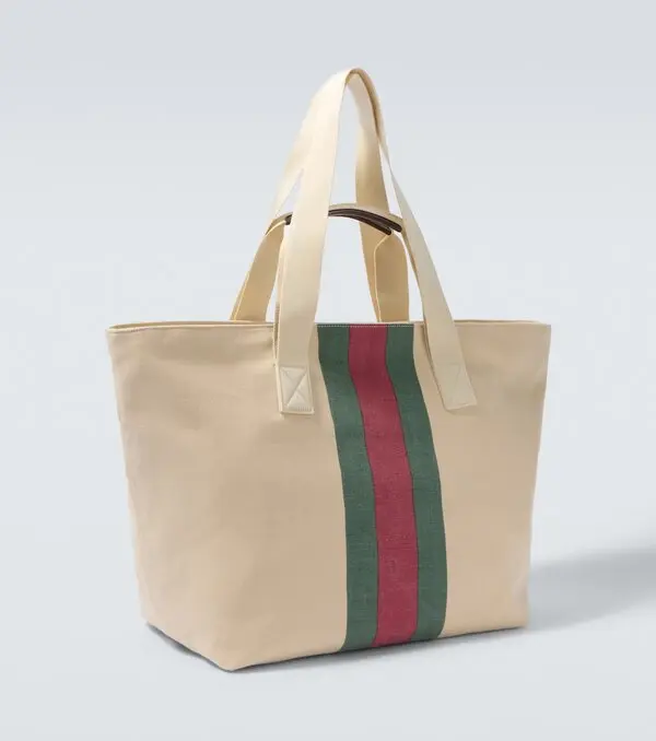 Gucci Positano Medium Canvas Tote Bag