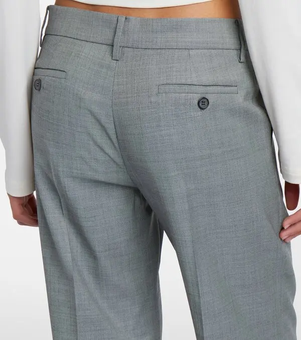 Magda Butrym Wool Straight Leg Pants