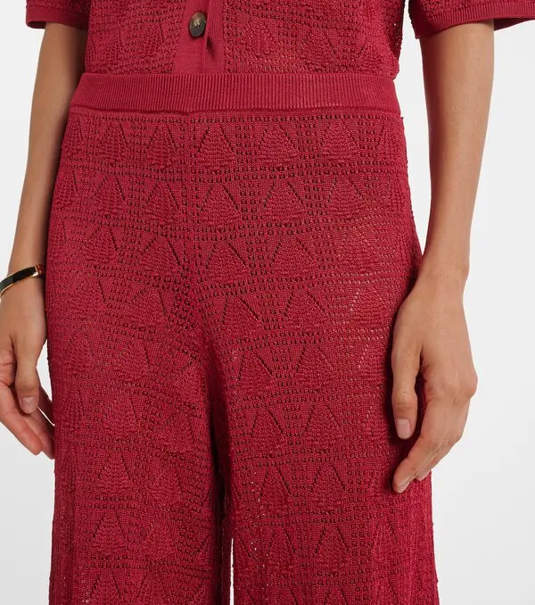 Loulou De Saison Knitted Wide-leg Pants