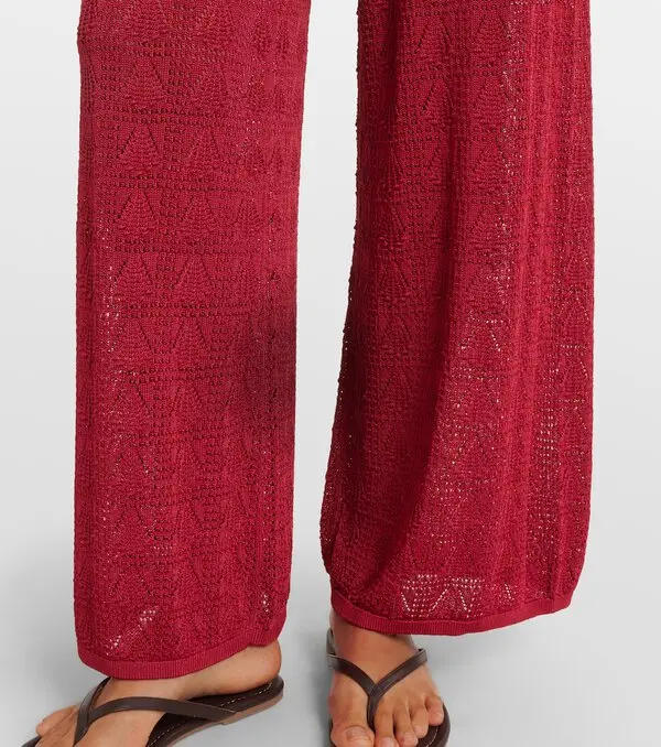 Loulou De Saison Knitted Wide-leg Pants