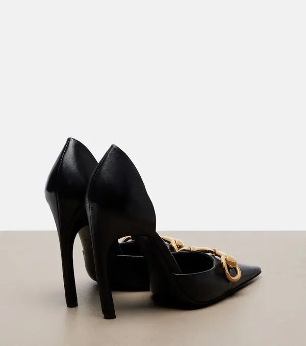 Gucci Boulevard Horsebit Leather Pumps