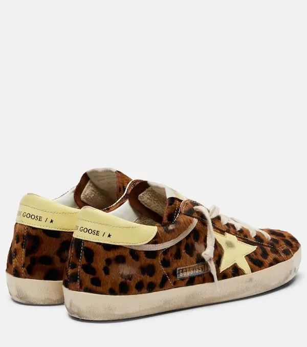 GOLDEN GOOSE Super-star Calf Hair Sneakers