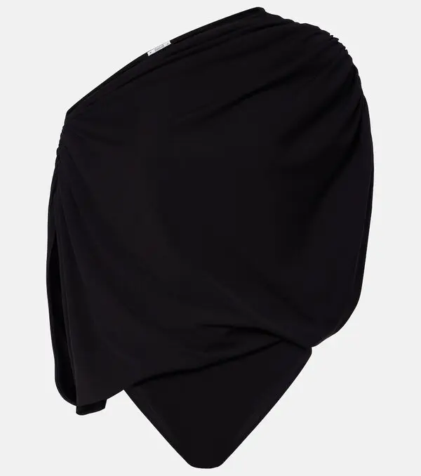 Wolford Draped Off-shoulder Bodysuit