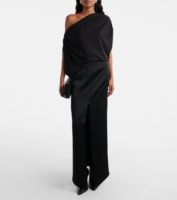 Wolford Draped Off-shoulder Bodysuit