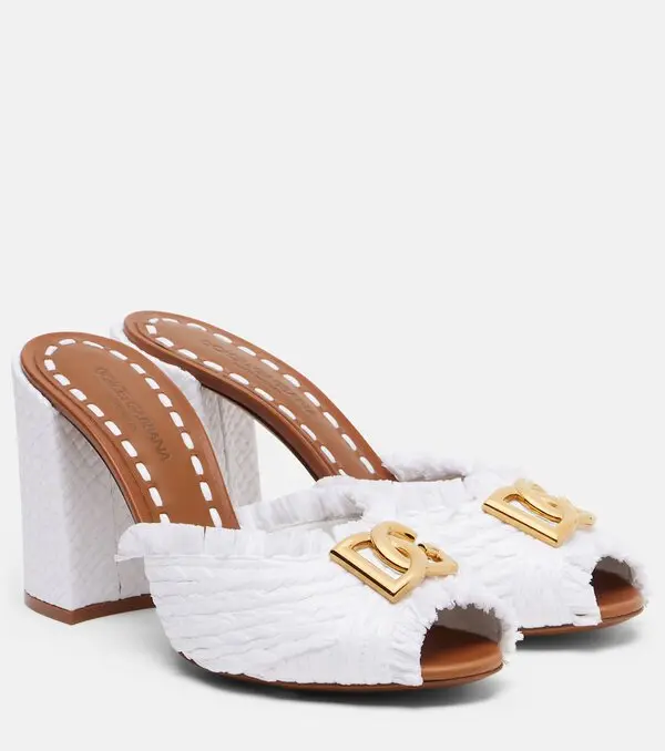 Dolce & Gabbana Dg Mules - White