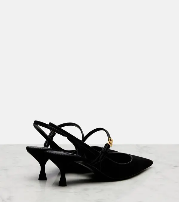 Dolce & Gabbana Suede Slingback Pumps