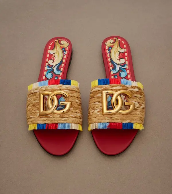 Dolce & Gabbana Dg Slides - Multicoloured