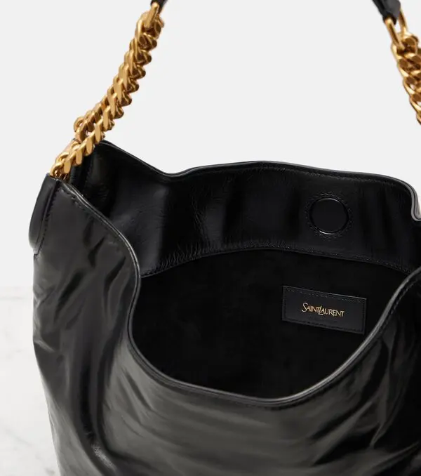 Saint Laurent Hortense Small Leather Shoulder Bag