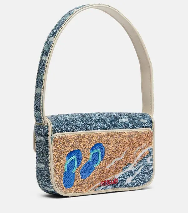 Staud Tommy Beaded Shoulder Bag - Multicoloured