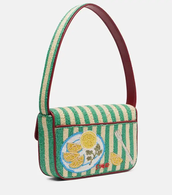 Staud Tommy Beaded Shoulder Bag - Multicoloured