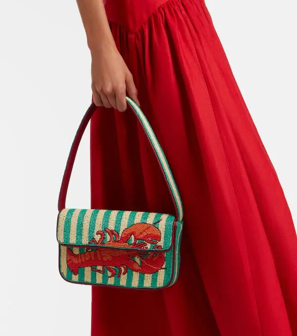 Staud Tommy Beaded Shoulder Bag - Multicoloured