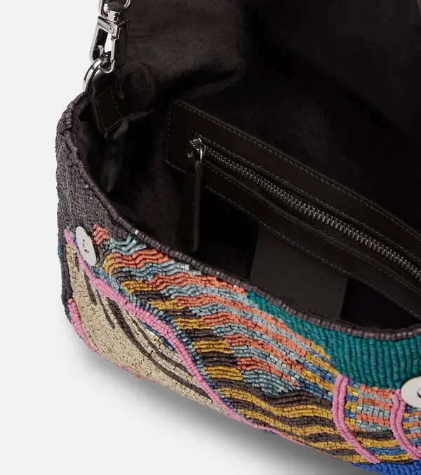 Staud Timmy Beaded Shoulder Bag