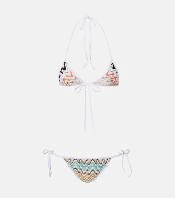 Missoni Wave Knit Two-piece Bikini - Multicoloured
