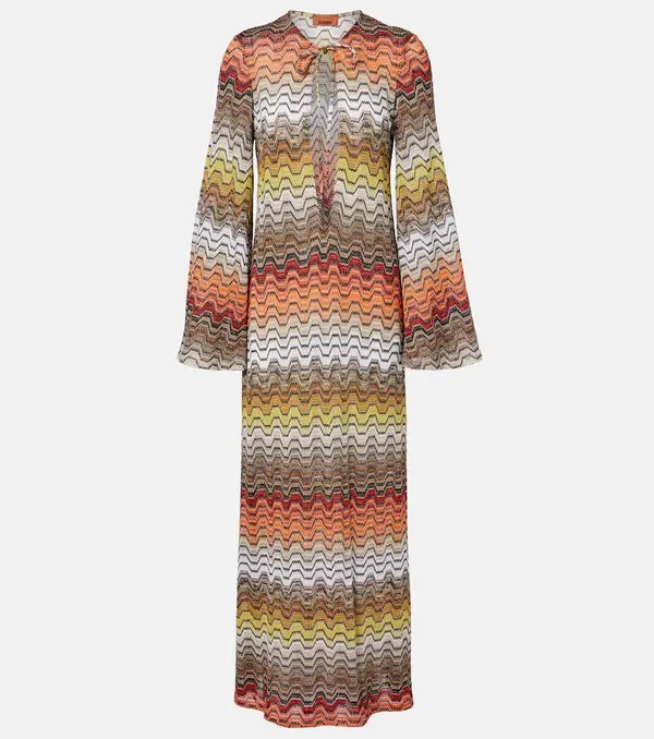 Missoni Wave Lame Beach Dress - Multicoloured