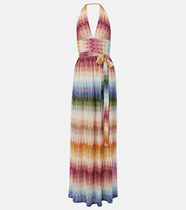 Missoni Halterneck Maxi Dress - Multicoloured