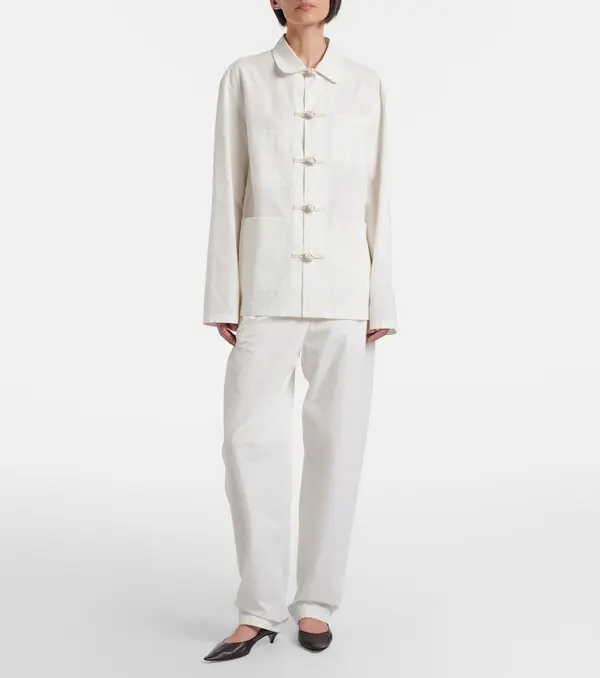 THE ROW Behati Cotton Poplin Jacket