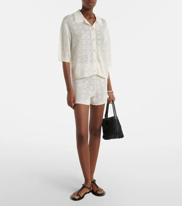Loulou De Saison Cortes Knitted Shorts