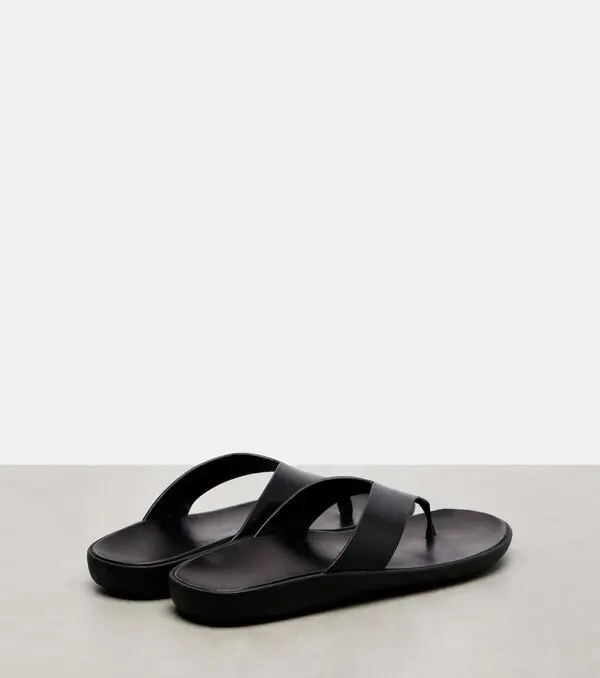 THE ROW Leger Leather Thong Sandals