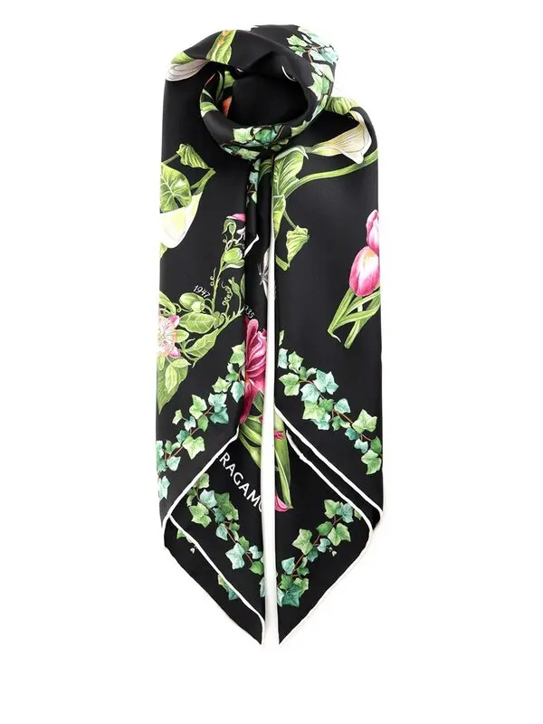 FERRAGAMO Scarf Eden Shoes - Multicolor