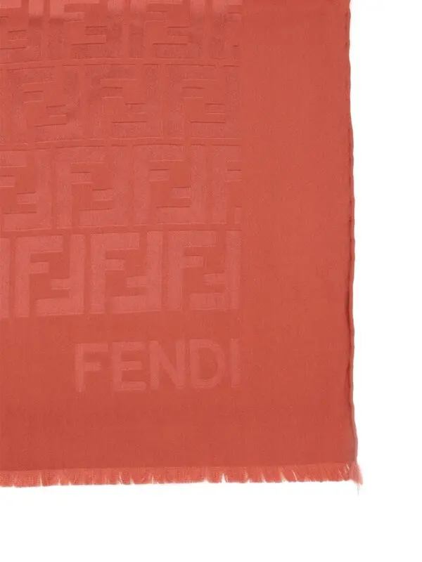 Fendi Ff Stole - Brown