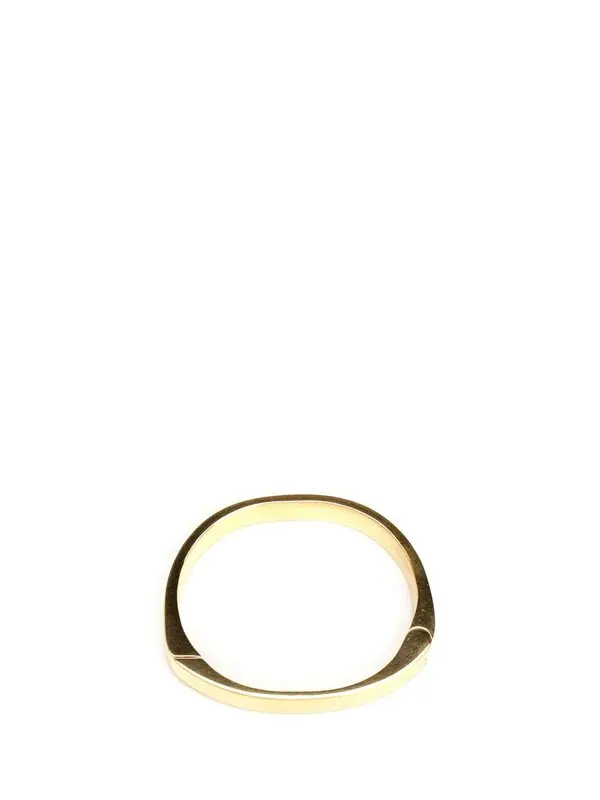 TOTEME Signature Hinged Brass Bracelet - Gold