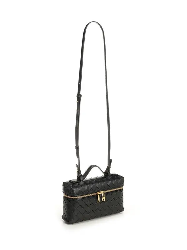 Bottega Veneta Bang Bang" Leather Beauty Case - Brown