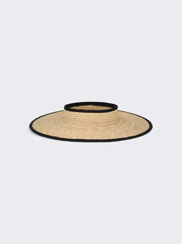 GIGI BURRIS MILLINERY Ines Visor - Natural